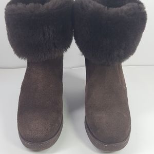 Emu | Shoes | Emu Naturally Australian Sheepskin Wedge Boot | Poshmark